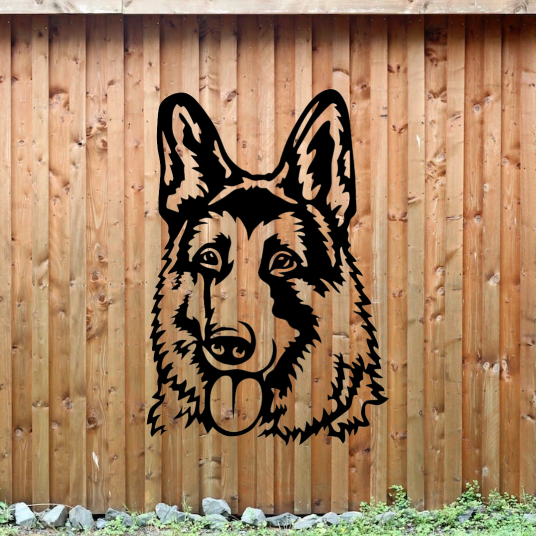 German Shepherd | BACKROAD CUSTOM STEEL SIGNS & DESIGNS