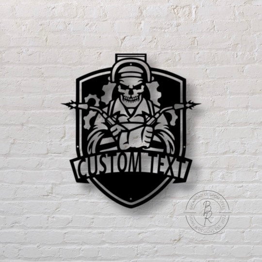 Boilermaker with name | BACKROAD CUSTOM STEEL SIGNS & DESIGNS